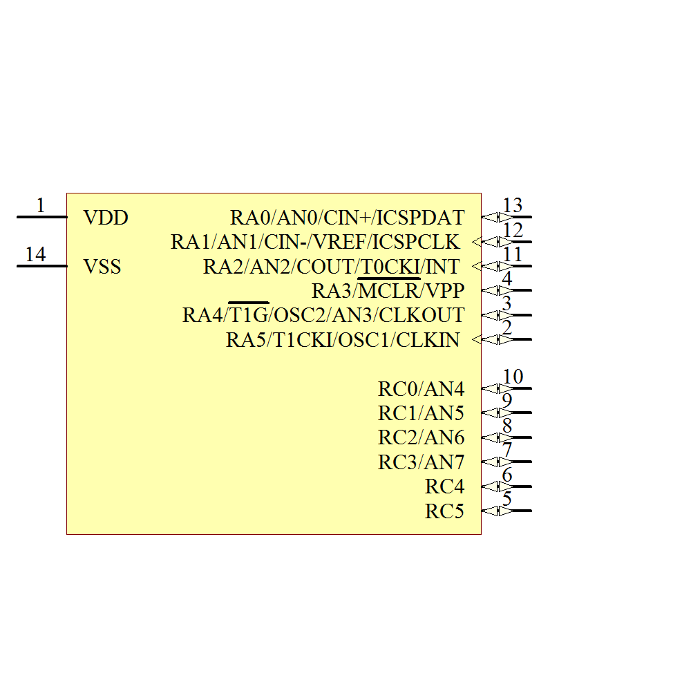 PIC16F676-I/P - Microchip - PIC16F676IP - datasheet